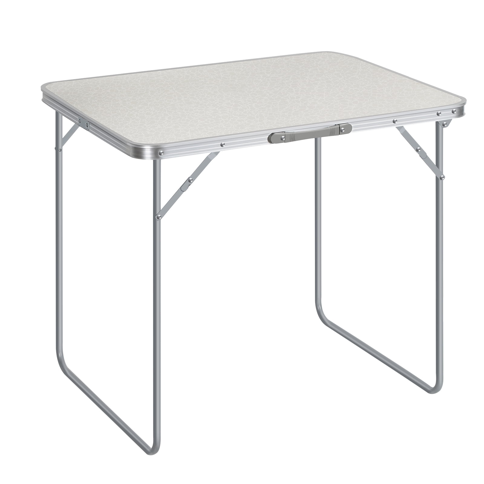 Portable Folding Table 31.5 Inch, Lightweight Waterproof Utility Table ...
