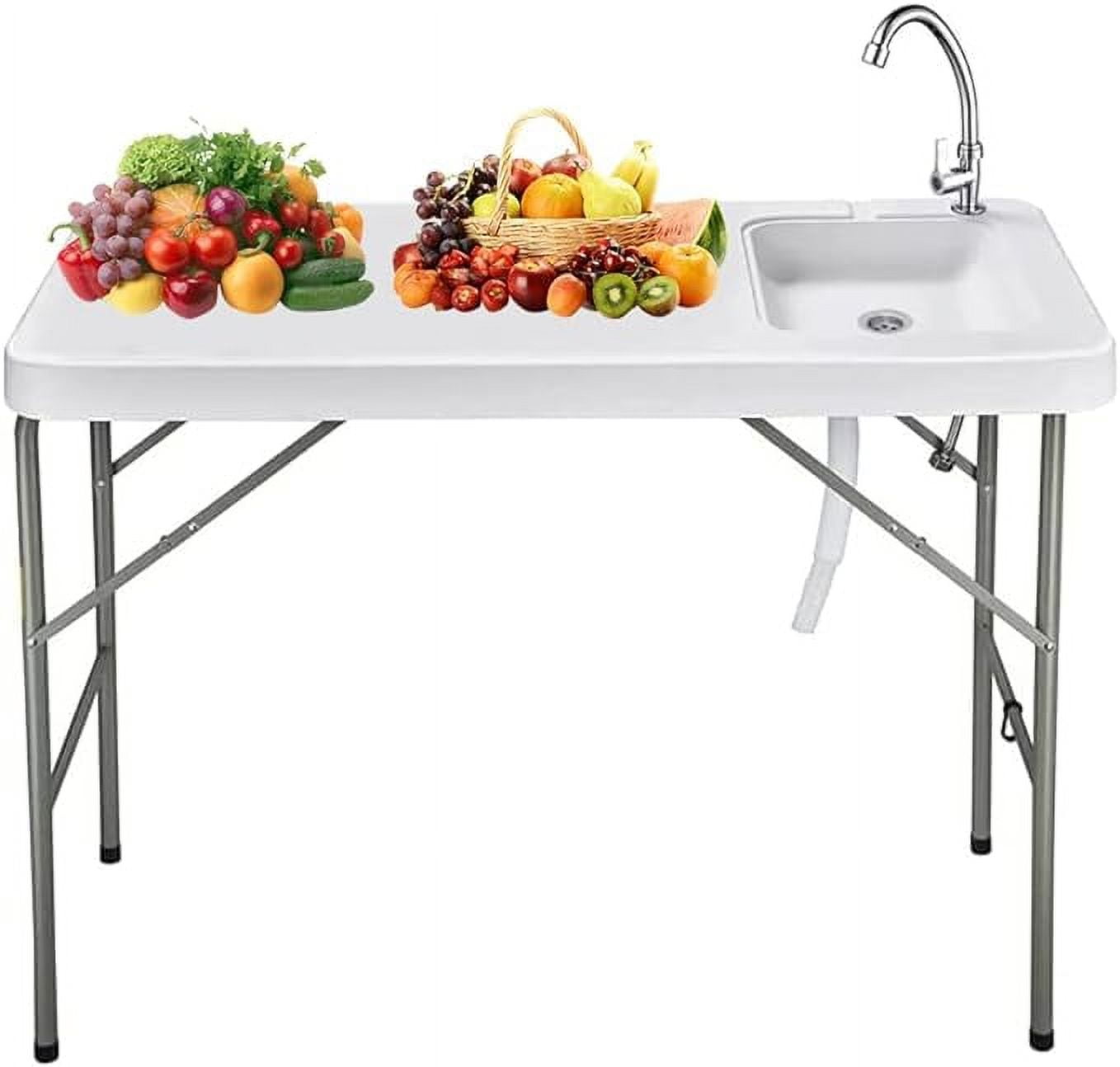 Portable Folding Table Fish Fillet Hunting Cleaning Cutting Camping ...