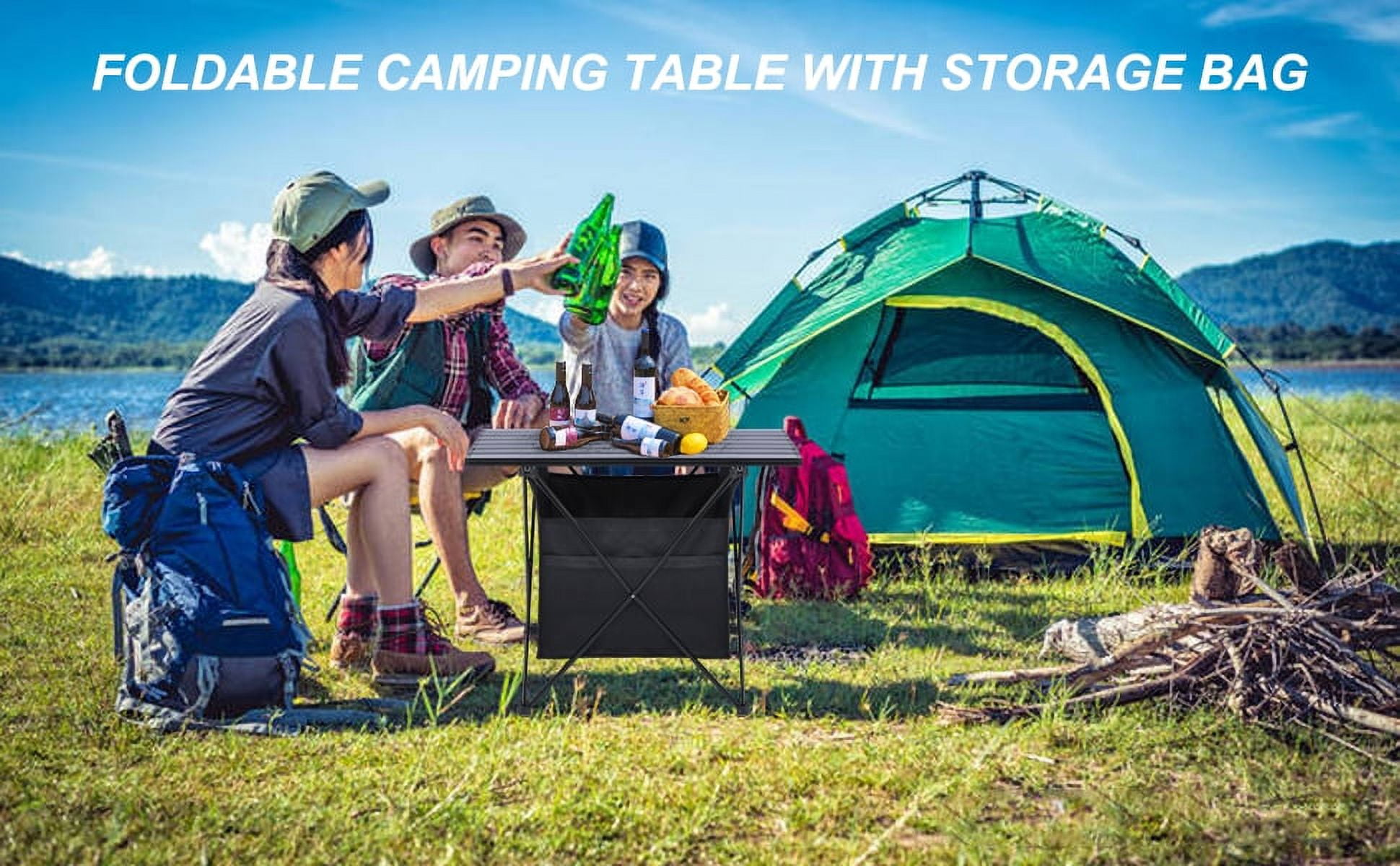 Portable Folding Table Portable Aluminum Folding Beach Table Camping ...