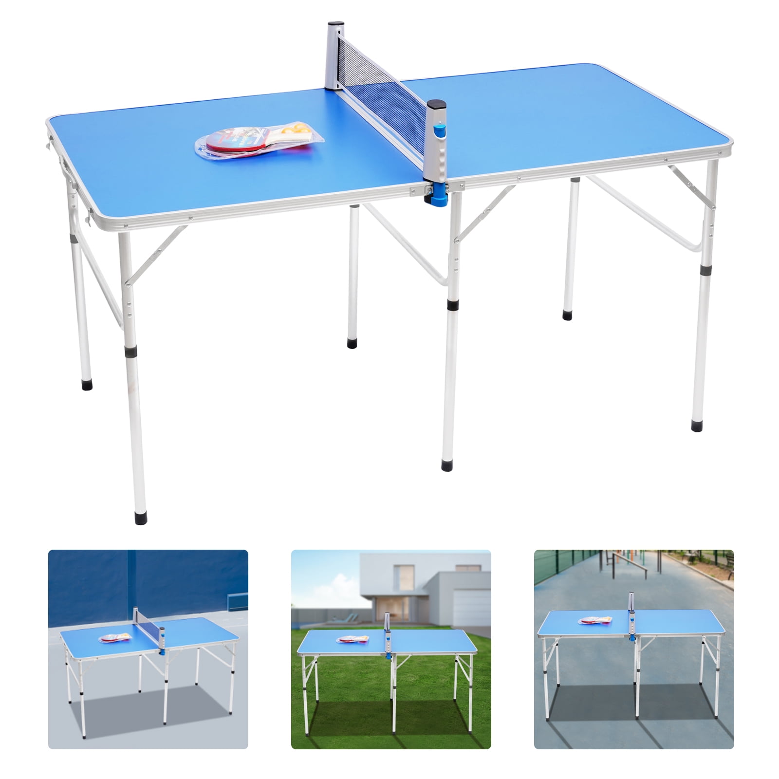 Portable Folding Table Tennis Table for Indoor/Outdoor Table Tennis ...