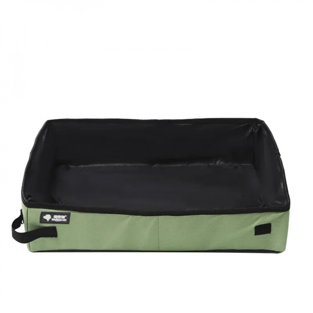 Kitten Litter Box Low Entry Portable Foldable Cat Litter Box ...