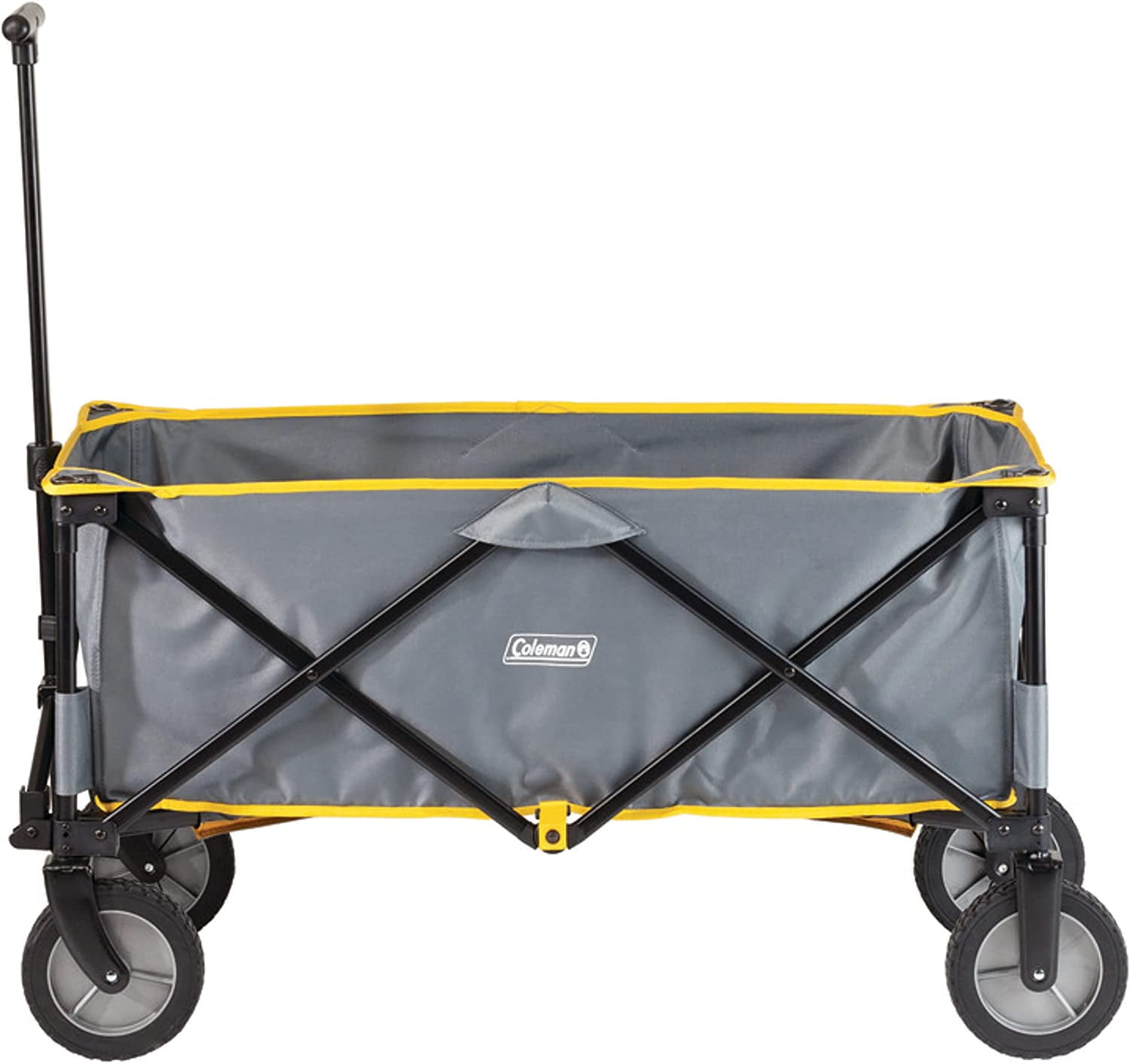 Portable Folding Utility Wagon with 5 Cubic Feet of Space & Reinforced ...