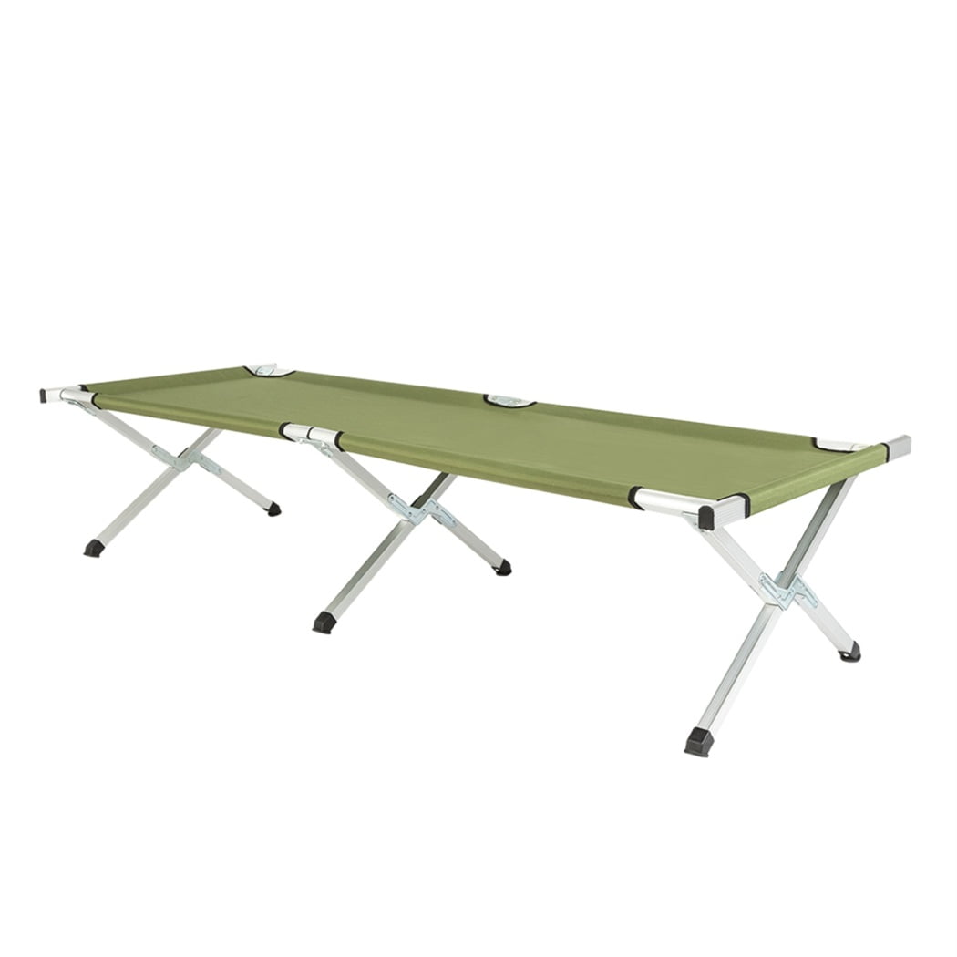 Marketplace Military Grade Cot Outsunny 76" Two Person Folding Camping ...