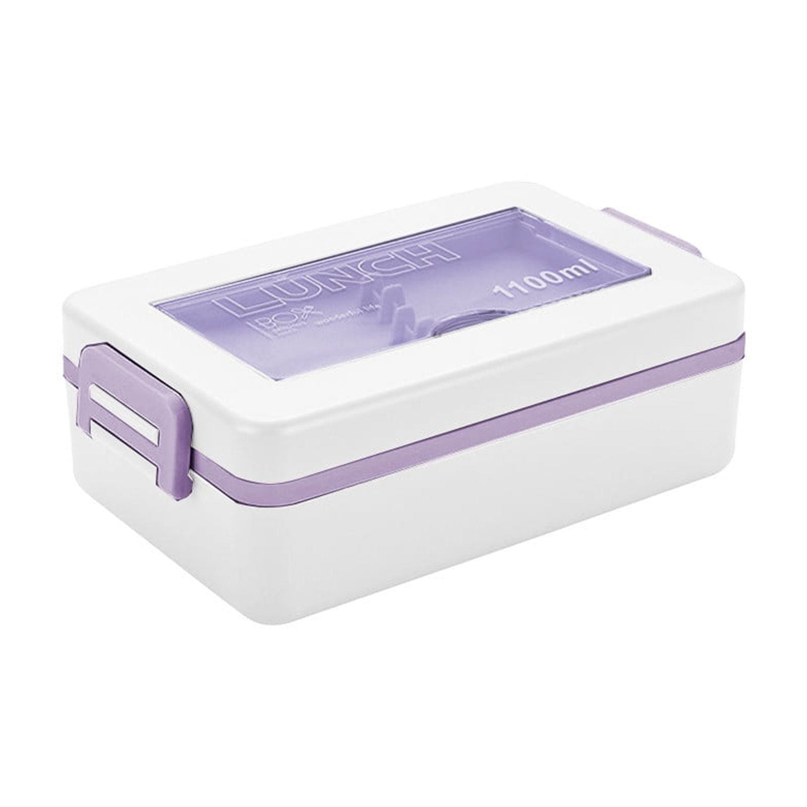 Portable Food Carrier, 3-Compartment Plastic Box, Leakproof Sealed ...