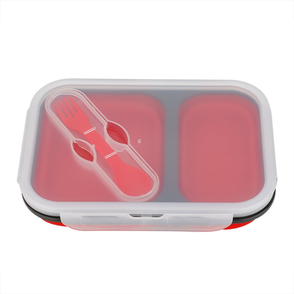Sarapandan Portable Food Grade Silicone Folding Lunch Box Food Storage ...