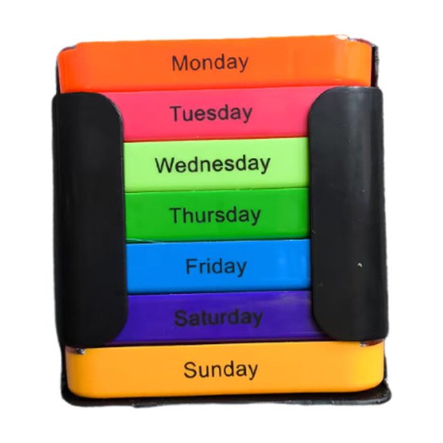 Portable Food Grade Square Organizer ,Weekly Pill Organizer,Weekly 7 ...