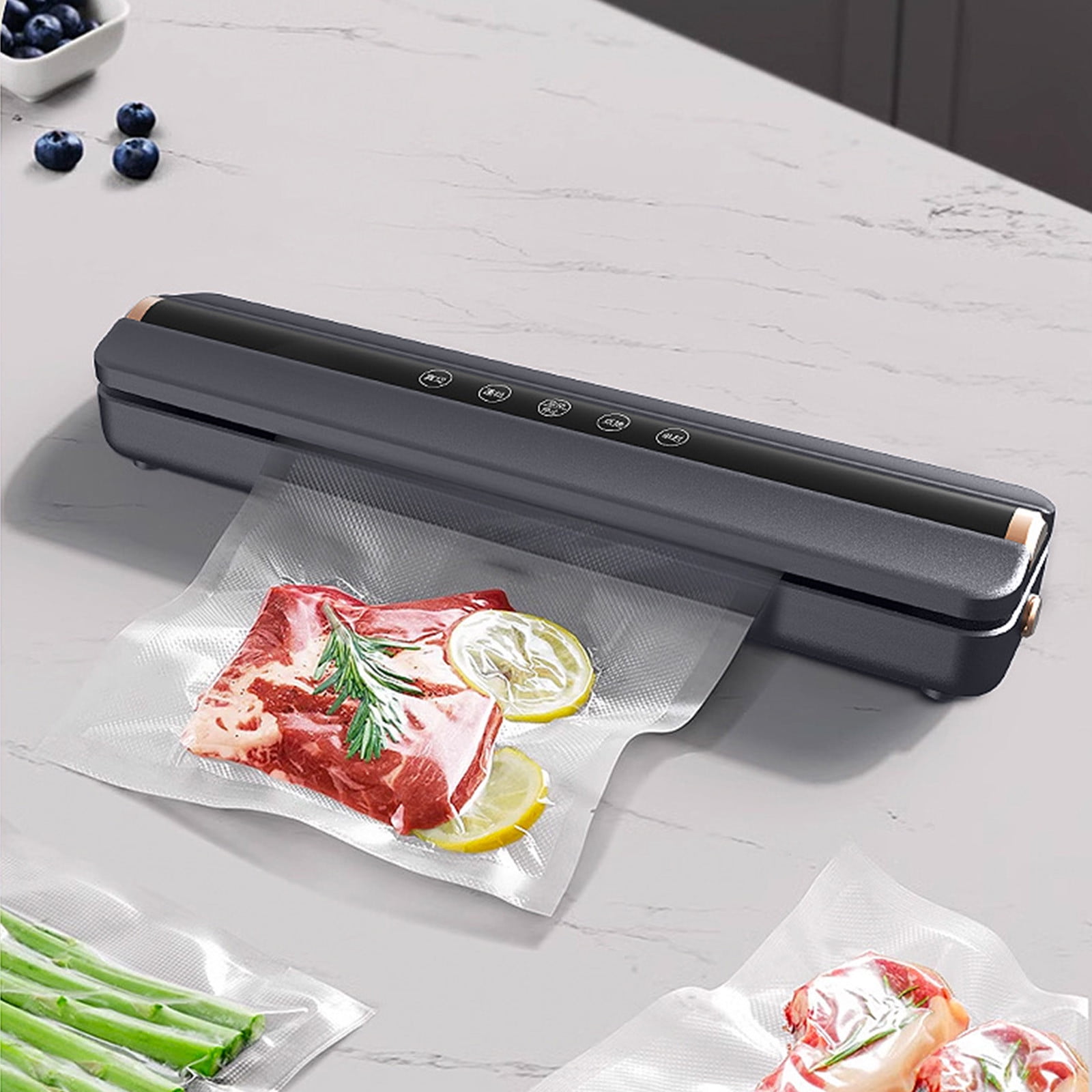 Portable Food Sealer, USB Rechargeable Heat Sealer, Stainless Steel, 1 ...