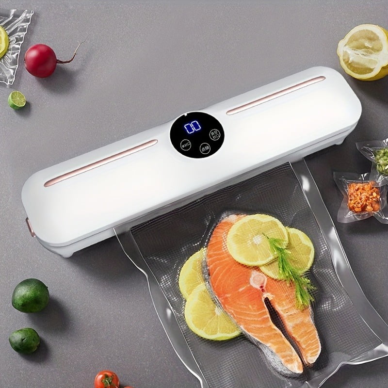 Portable Food Vacuum Sealer with Powerful Suction, Touch Buttons, Five ...