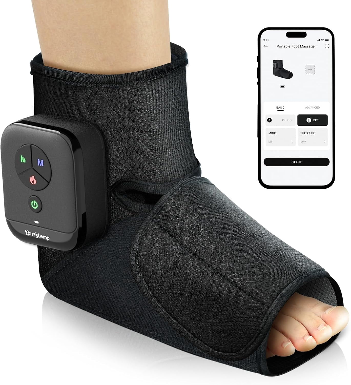 Portable Foot Massager with Heat, Father's Day Gifts for Dad Him Men ...