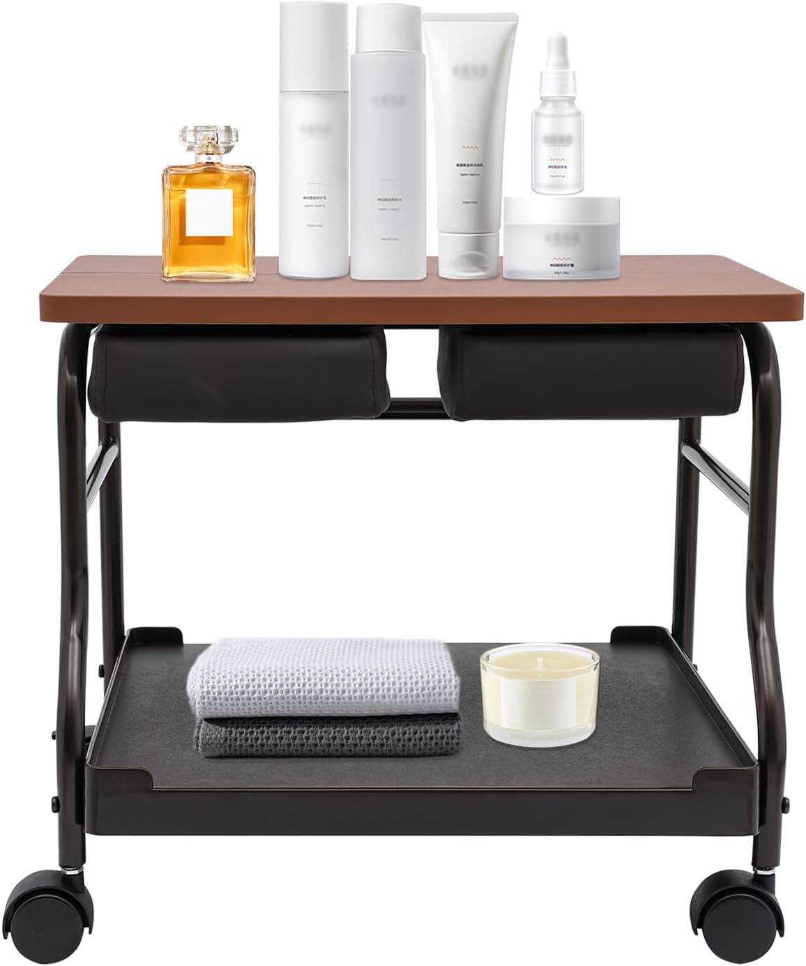 Portable Foot Trolley, Indoor Foot Chair Trolley Foot Rest Cart Stand ...