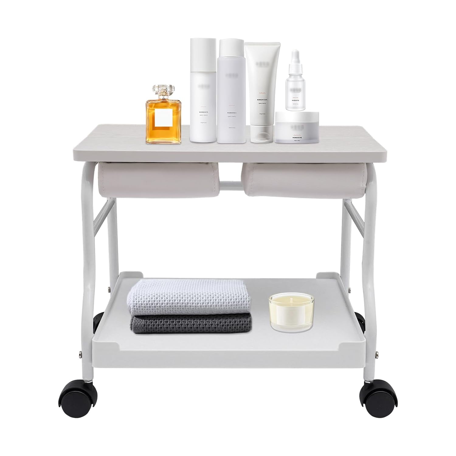 Portable Foot Trolley, Salon Pedicure Cart Beauty Spa Nail Foot Bath ...