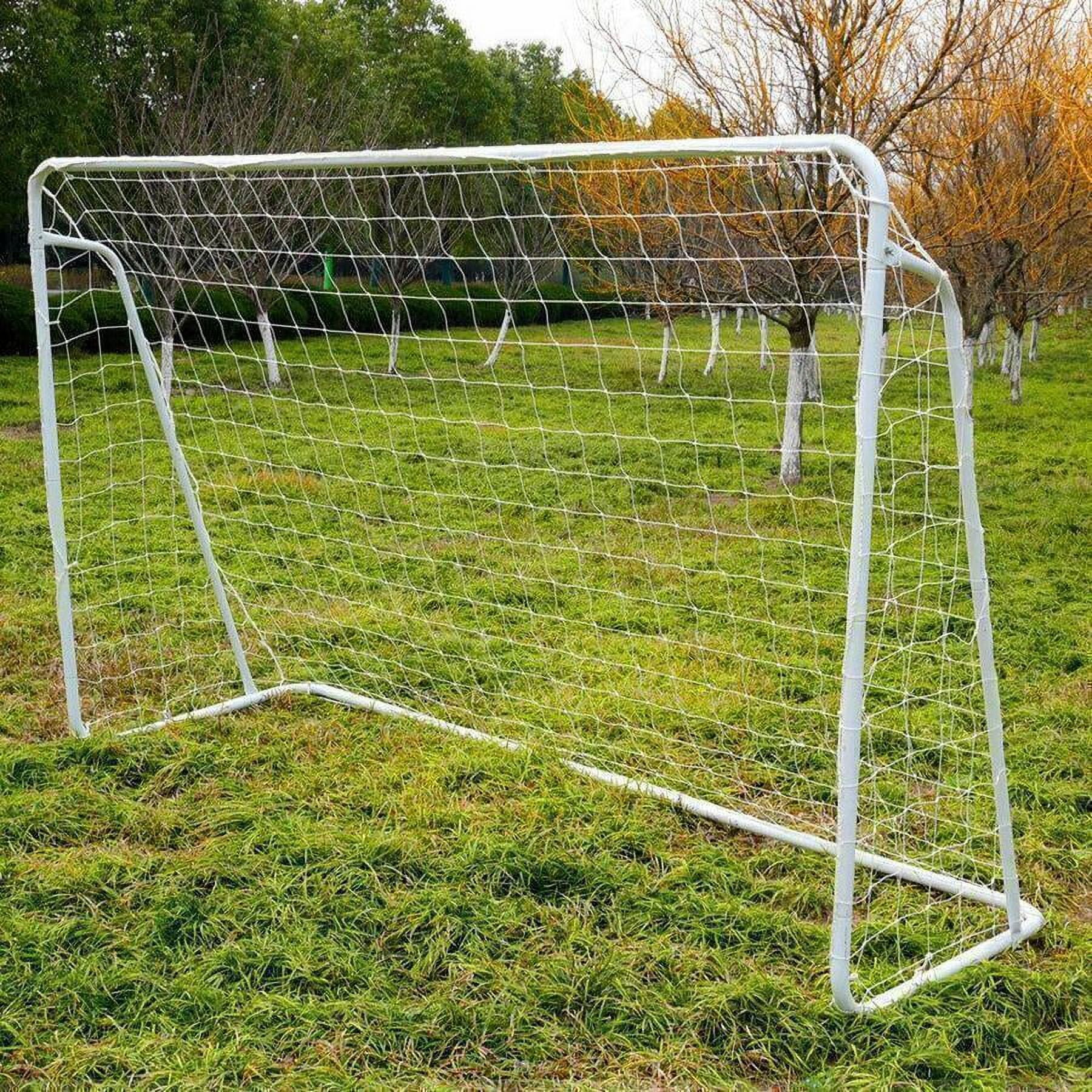 Portable Football Goal Net w/ Steel Frame for Sport Training, 8' x 5 ...