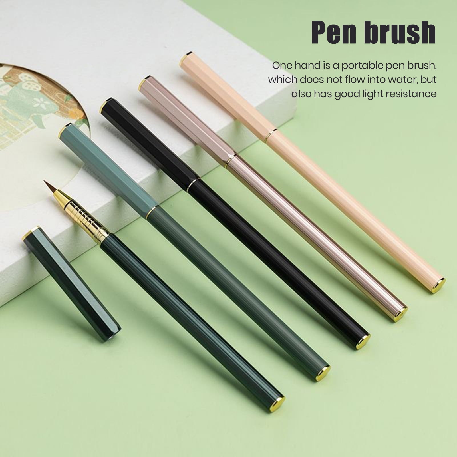 Portable Fountain Pen Waterproof Fade-Resistant Permanent Ink Writing ...