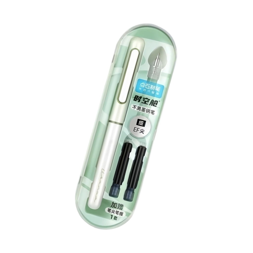 Portable Fountain Pen and 2 Inks Cartridges Set For Students Office ...