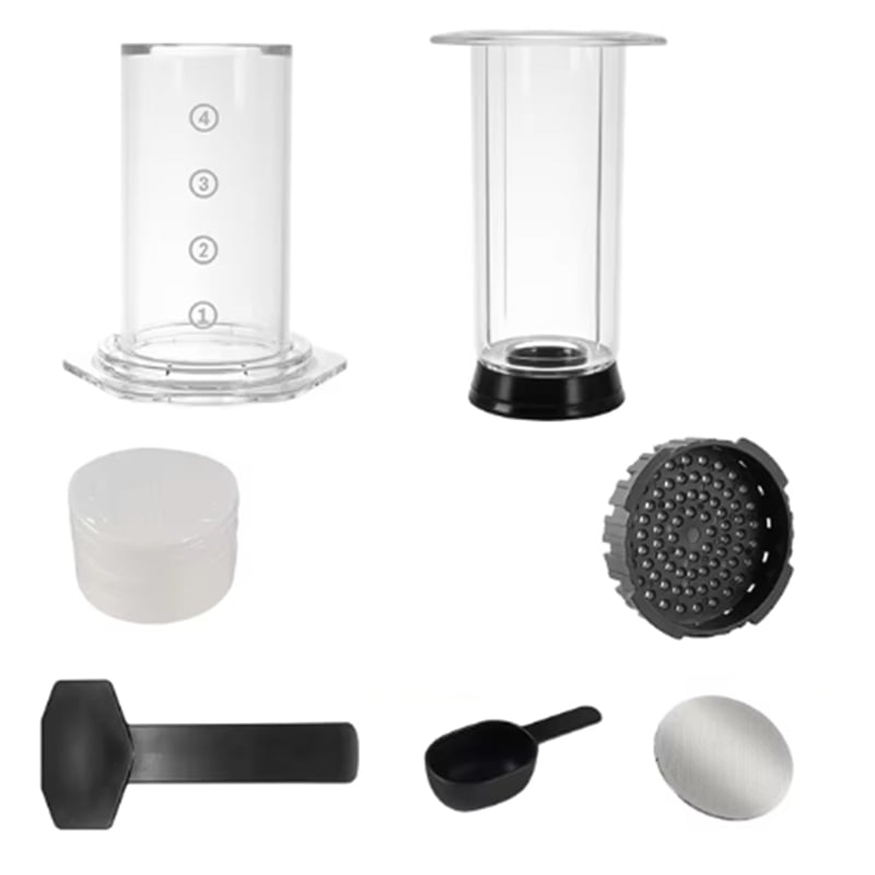 Portable French Coffee Maker Transparent Espresso Coffee Pot Air Coffee ...