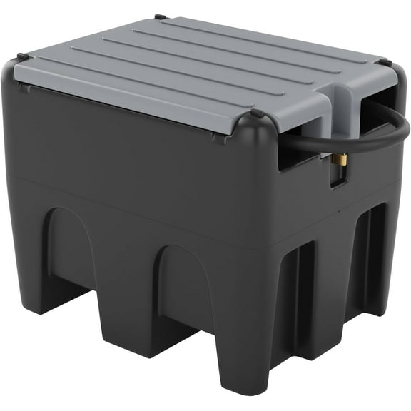 Portable 50 Gallon Diesel Fuel Transfer Tank with 12V Electric Pump, 11 ...