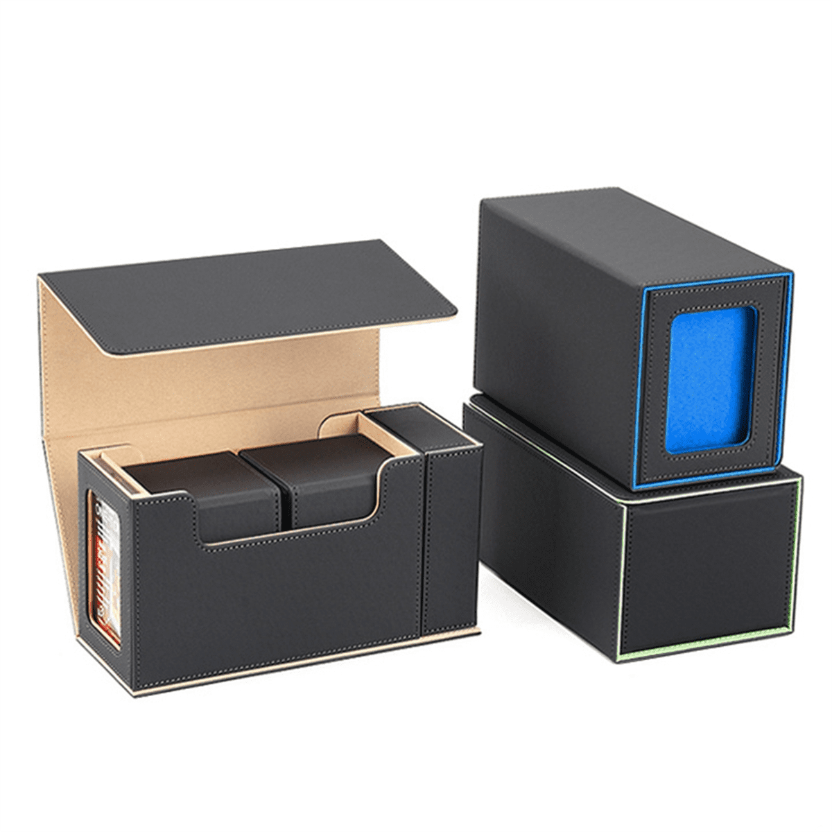 Portable Game Magnetic Card Storage Box, Drawer Storage Box with ...