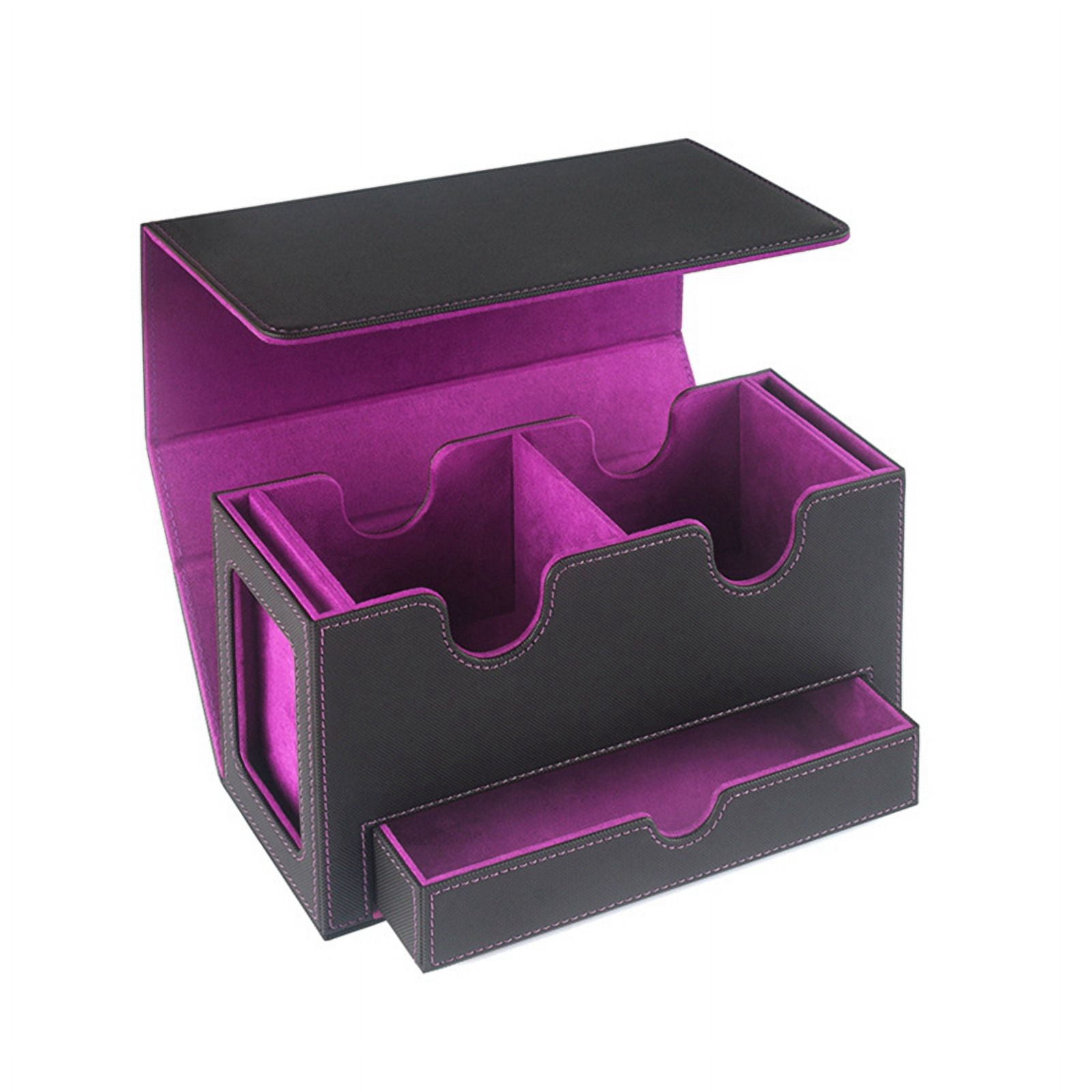 Portable Game Magnetic Card Storage Box, Drawer Storage Box with ...