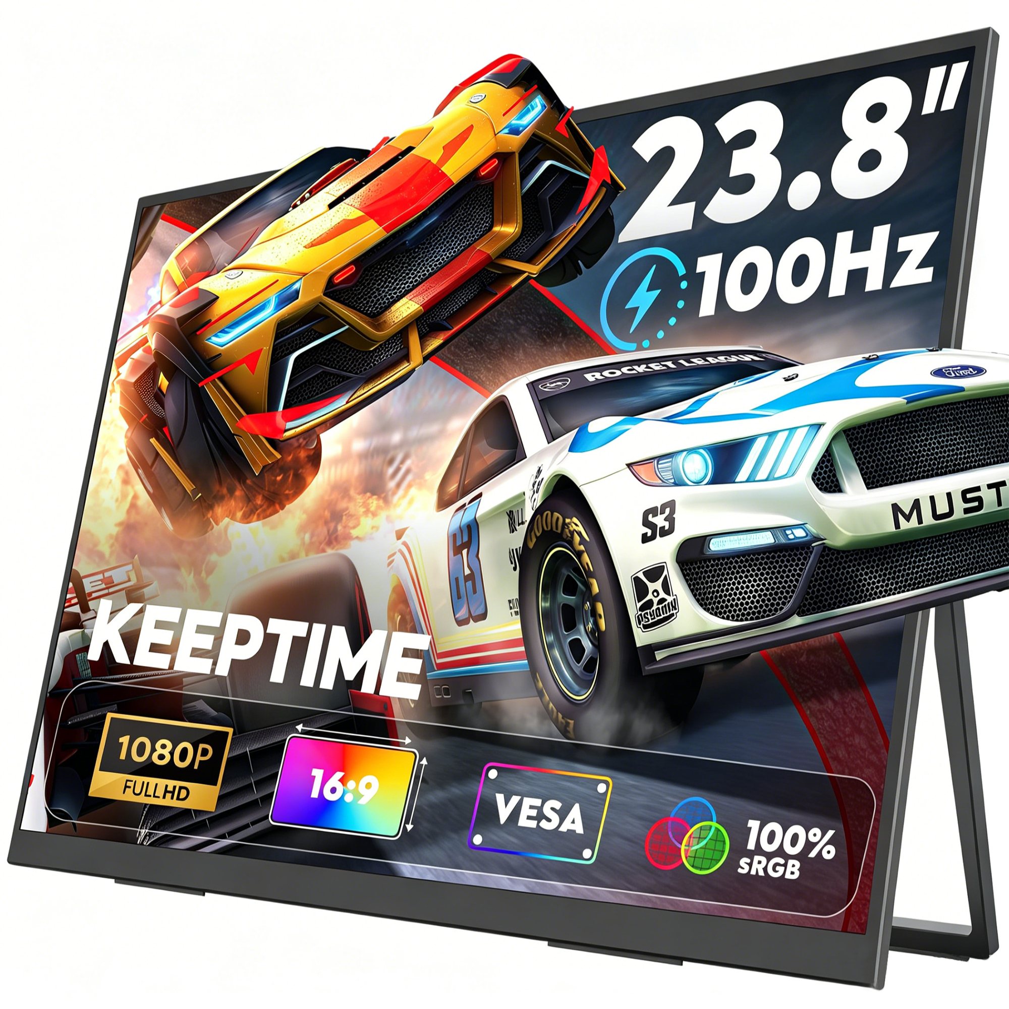 Portable Gaming Monitor 23.8",Laptop Screen Extender External Display ...