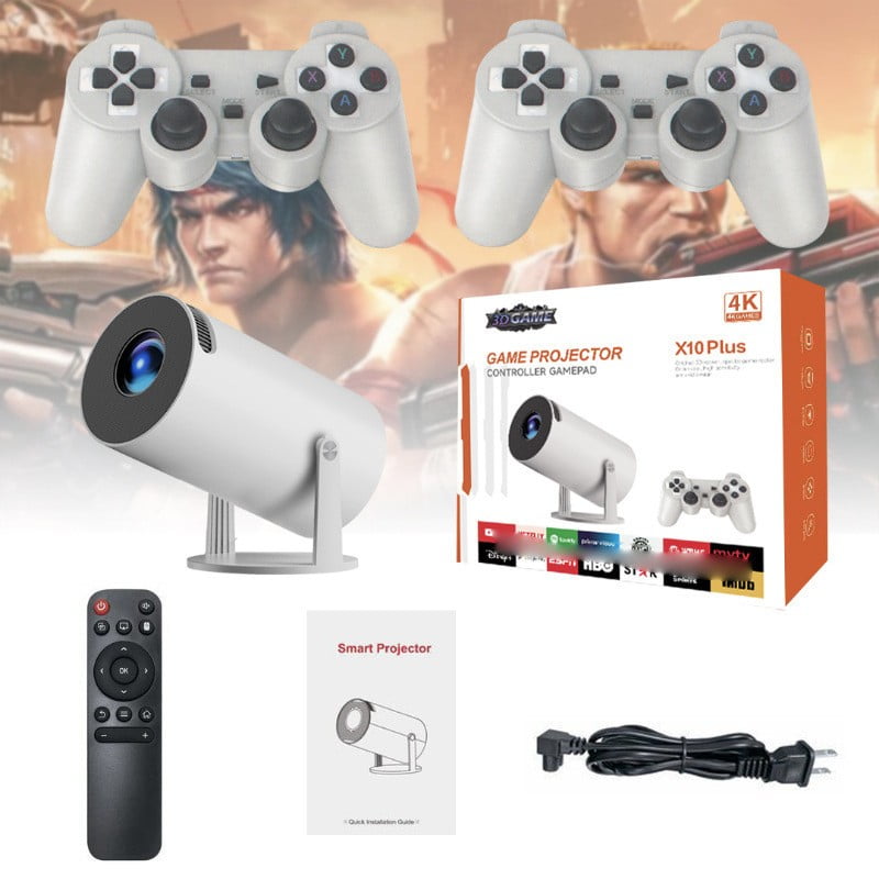Portable Gaming Projector P30MAX: 1280x720P, Dual WIFI & 64GB Card ...