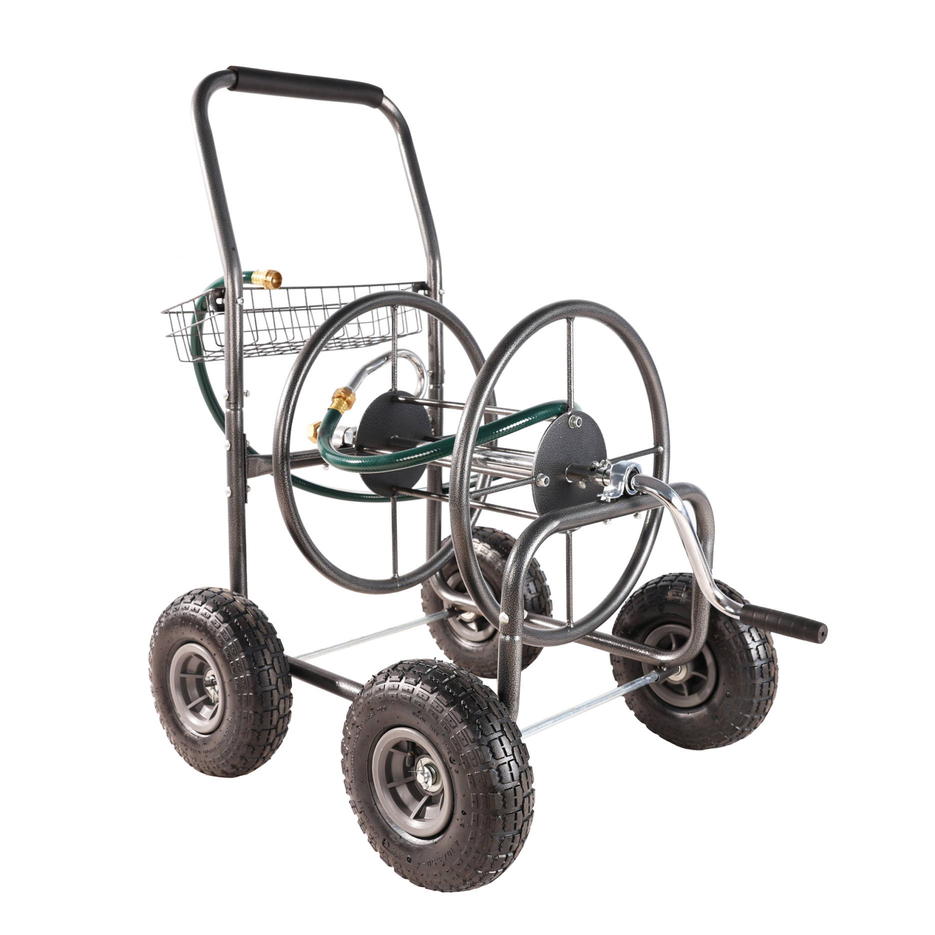 Portable Garden Hose Reel Cart, Garden Water Hose Carts Mobile Tools ...