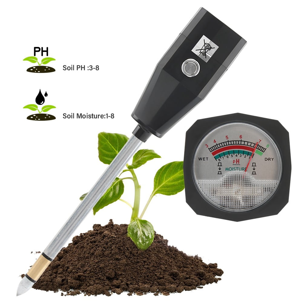 Portable Garden PH Moisture Meter Accurate Soil Tester for Farms and ...