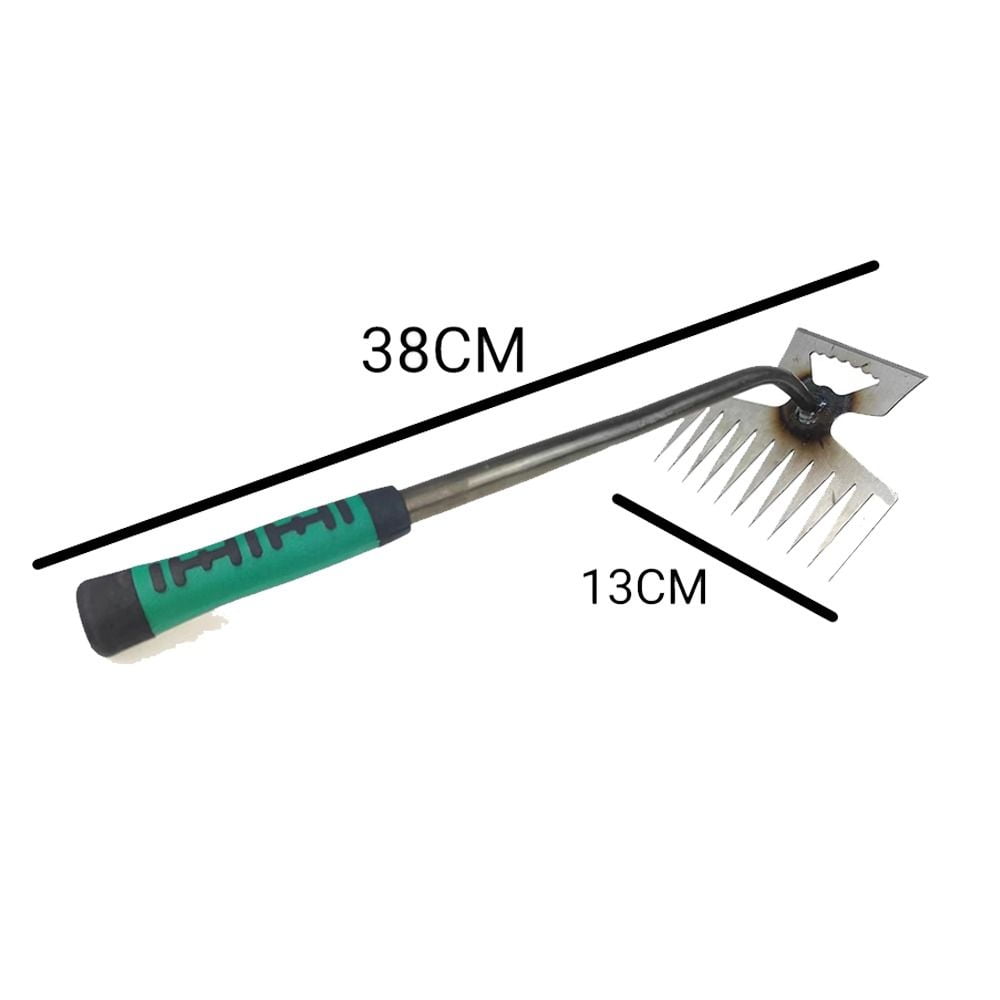 Portable Garden Supplies Weed Digger Stainless Steel Rubber Handle ...