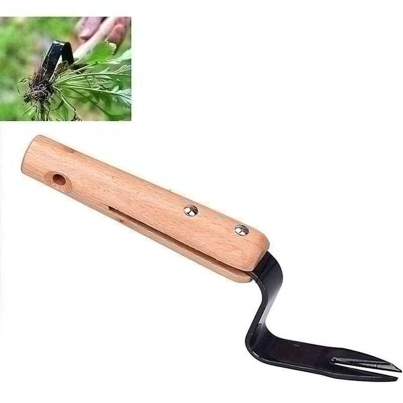 Portable Garden Tool, Japanese Garden Hoe with Sharp Blade Sickle, Long ...