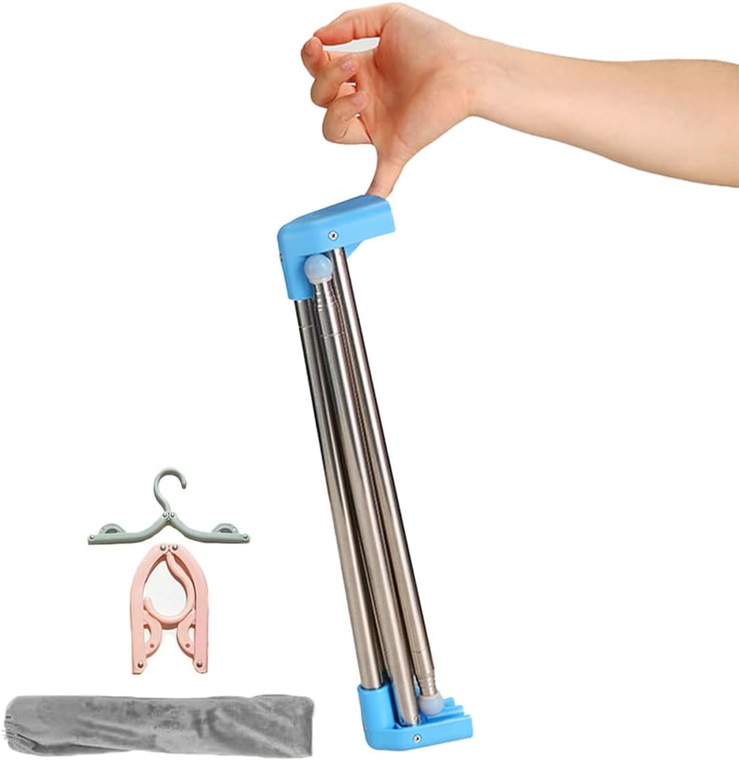 Portable Garment Rack Extra Compact and Lightweight, Foldable Mini ...