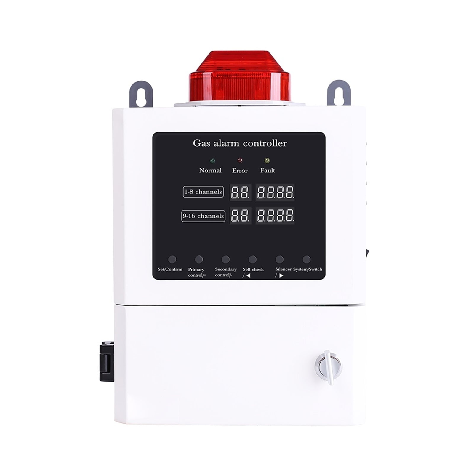 Portable Gas Detector, 4-20ma Gas Alarm Controller 1-16 Channel Gas ...