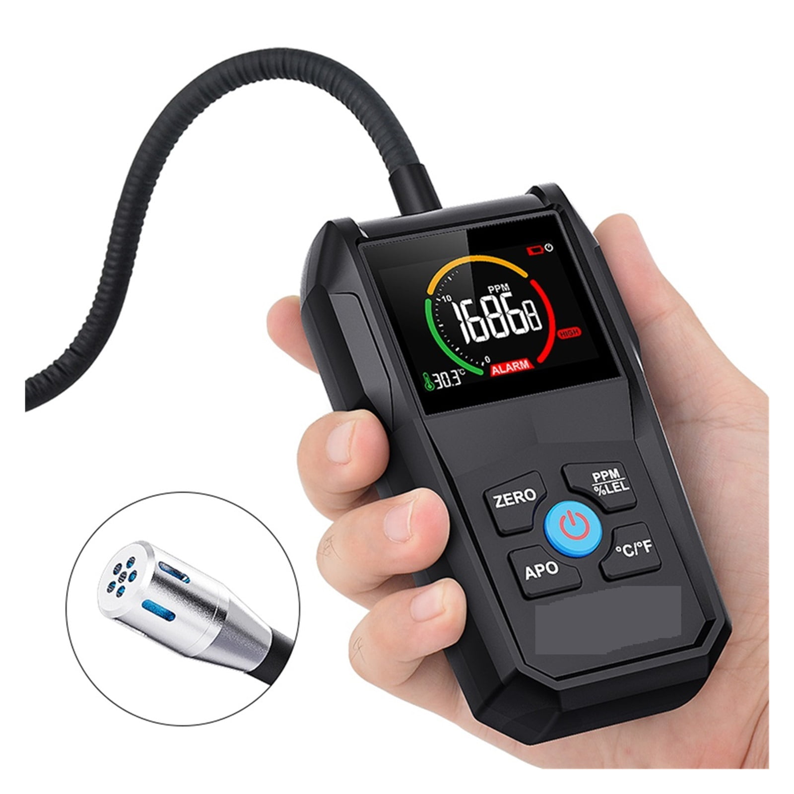 Portable Gas Detector, Combustible Gas Detector High Precision Gas Leak ...