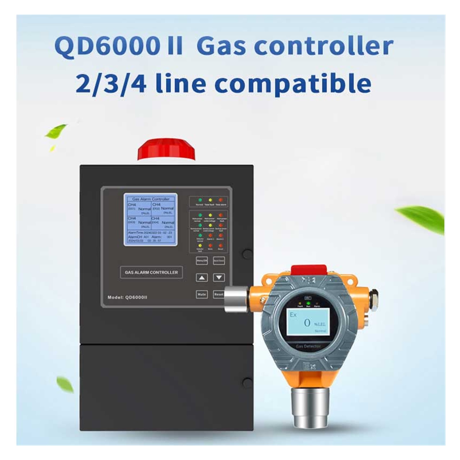 Portable Gas Detector, Multi Channel Controller QD6000II New Model -------- Accurate Detection ...