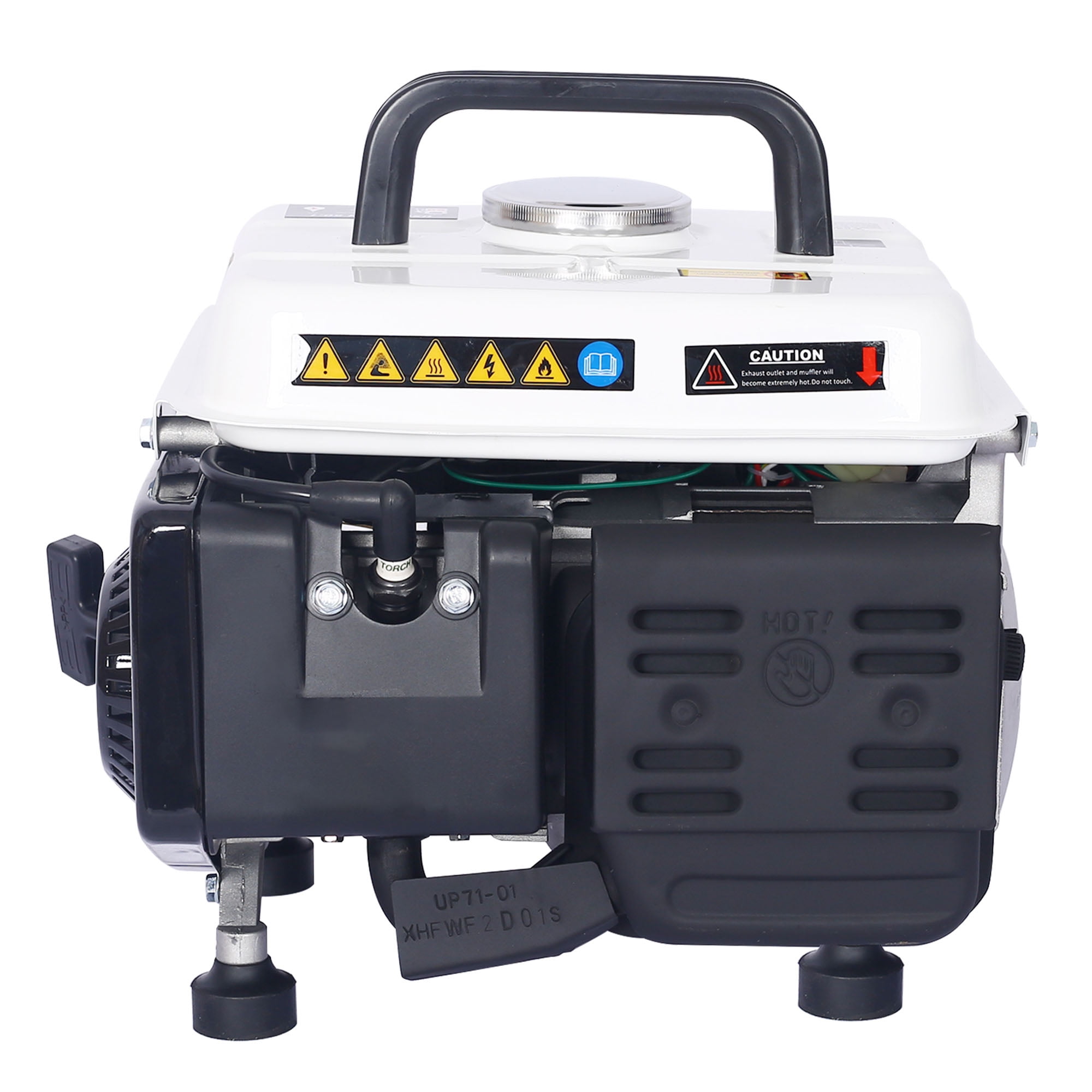 Portable Gas Generator Powerful 71CC Air-Cooled Engine 5-Hour Run Time ...