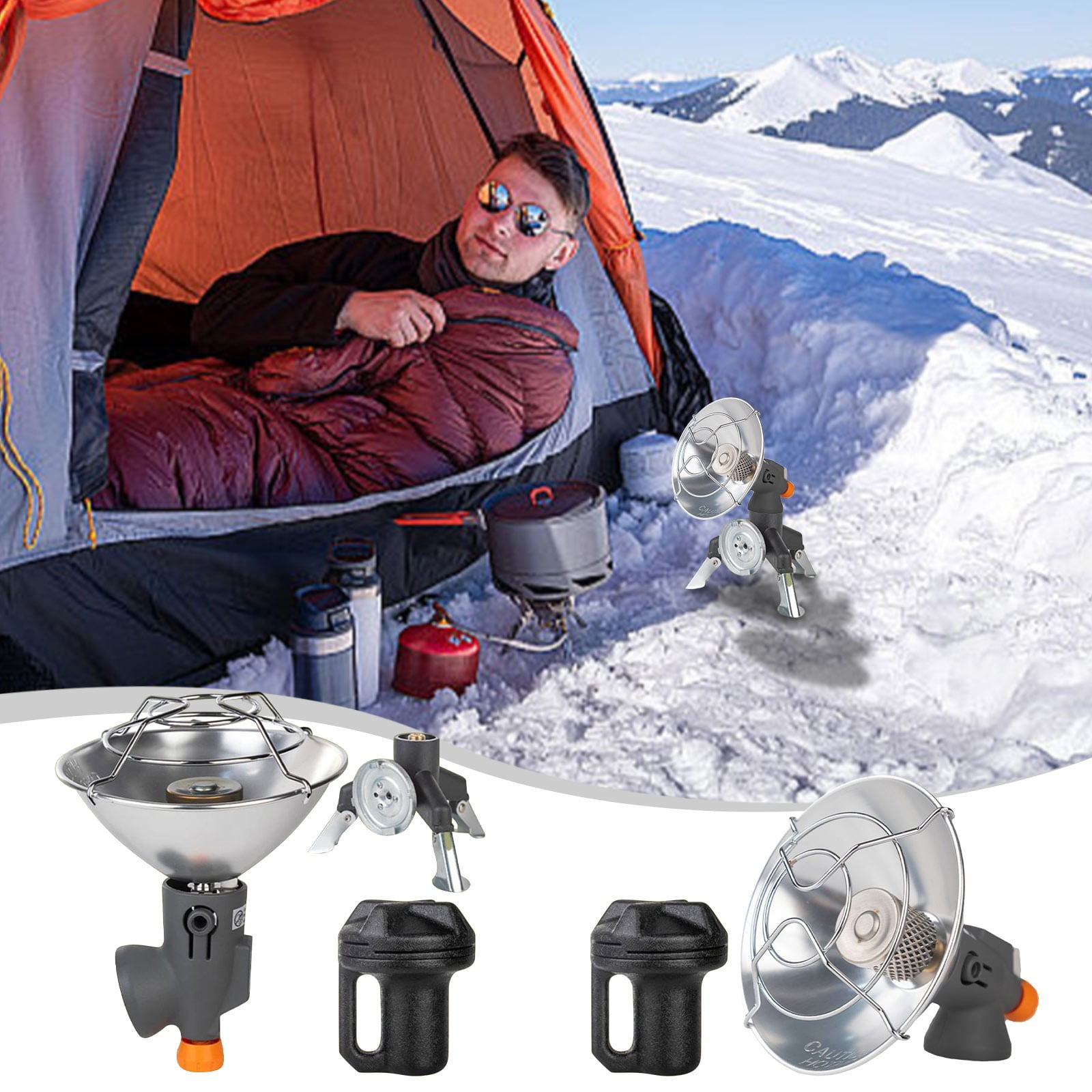 Portable Gas Heater, Camping Heating Hood, Compact Stove, Mini Tent ...