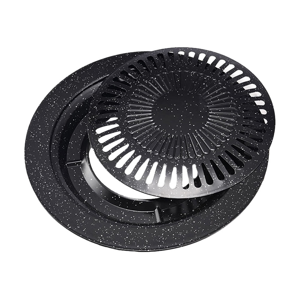 Portable Gas Stove Iron Baking Pan Grill Roasting Bakeware Korean ...