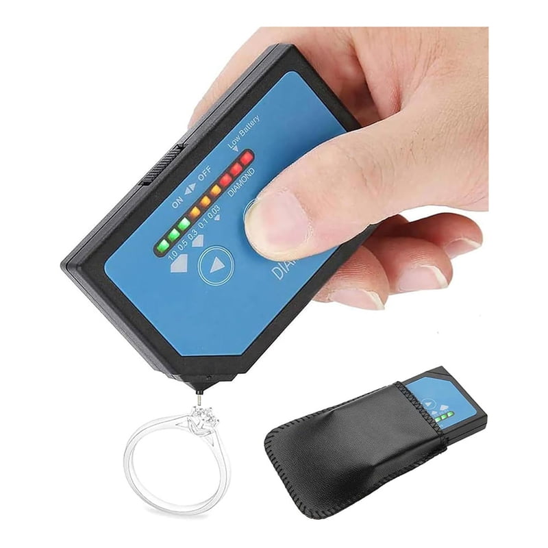 Portable Gem Tester, Gemstone Tester with LED Indicator Light & Touch ...