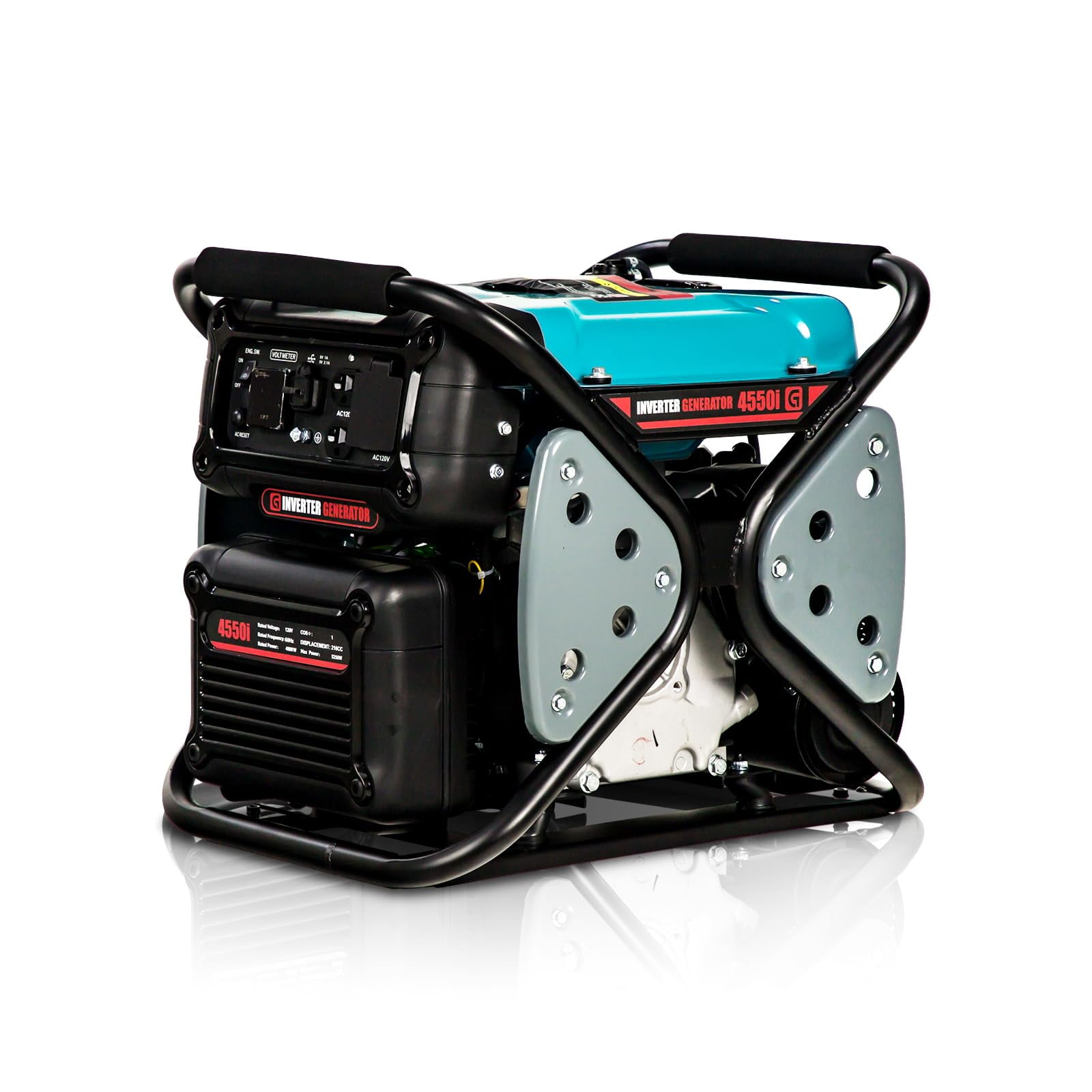 Portable Generator, 5250 Watt Home Backup Portable Open Frame Generator ...