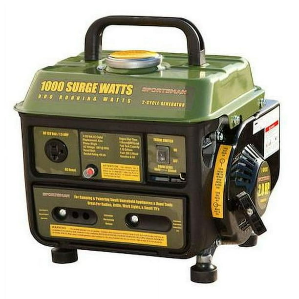 Sportsman 900W Recoil Start Power Generator, 120V AC Outlet - Walmart ...