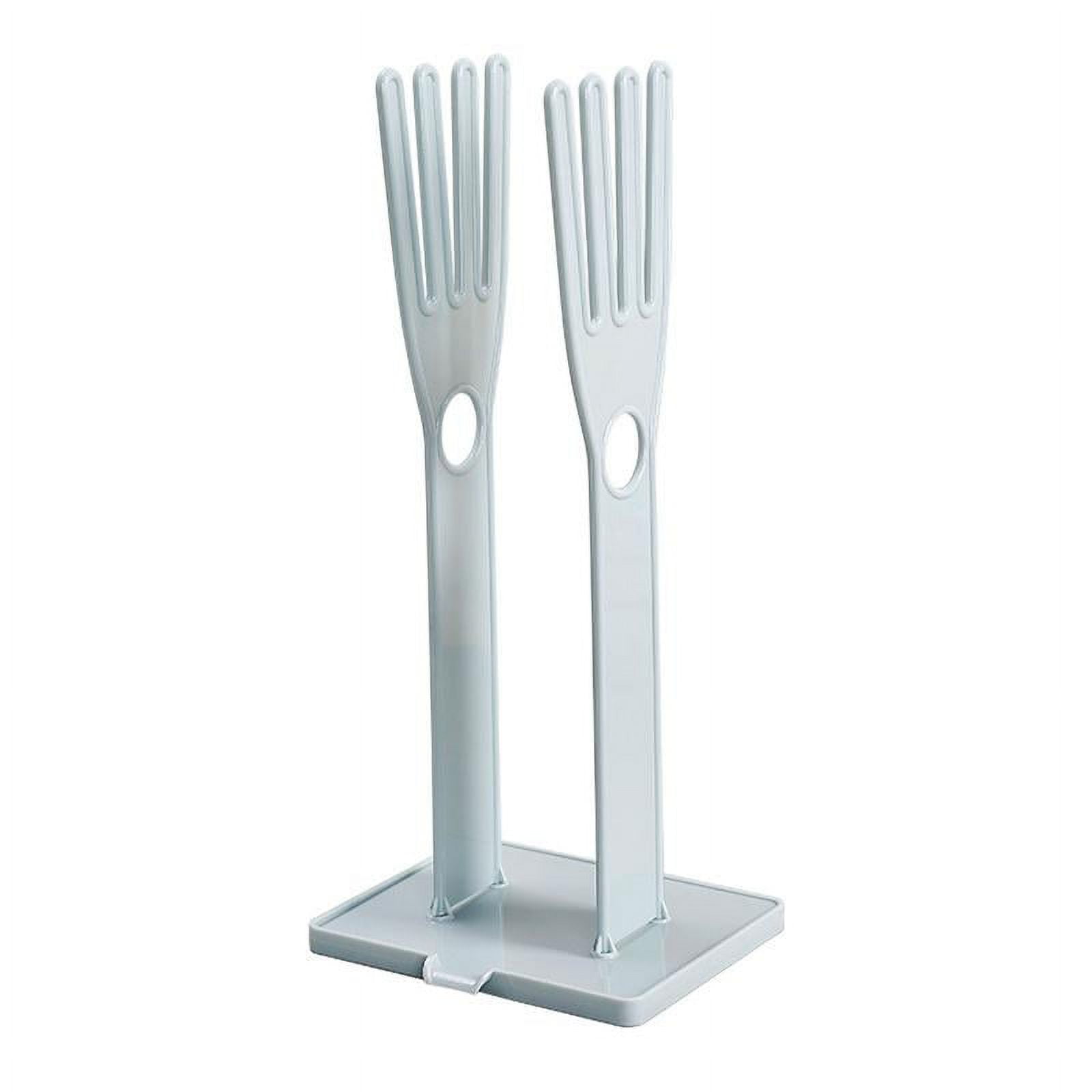 JNANEEI Portable Glove Drying Rack Removable Desktop Drainage Storage ...