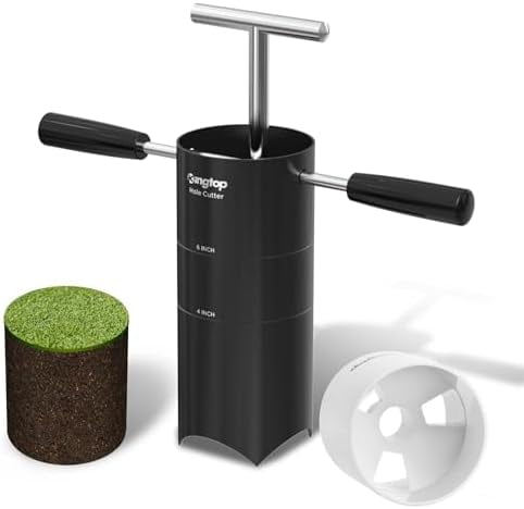 Portable Golf Hole Cutter & Cup Bundle - 4 Inch Golf Putting Cup ...
