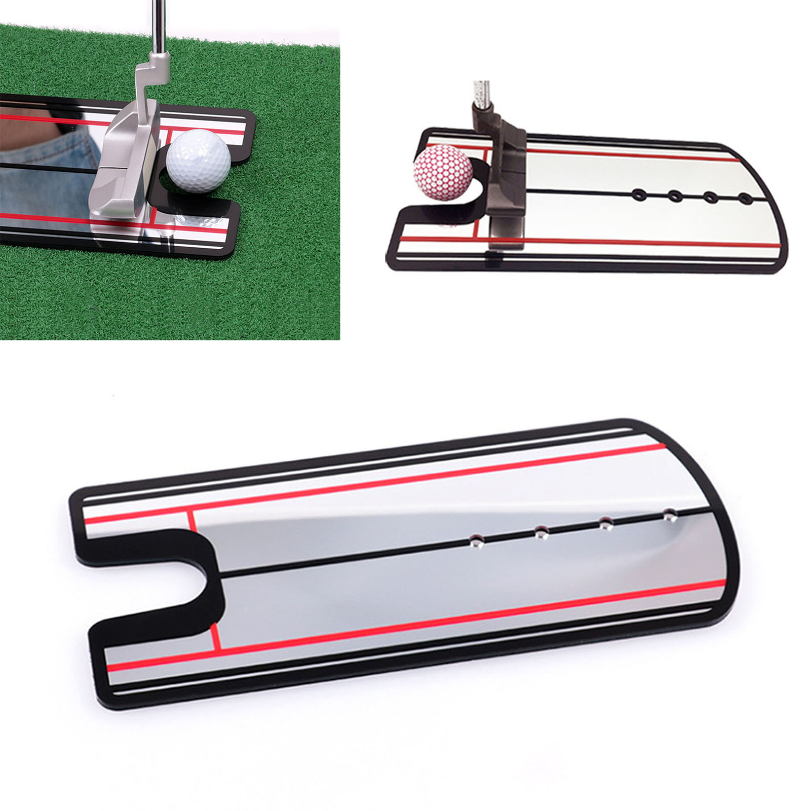 Portable Golf Putting Corrector Improve Swing Golf Putter for ...