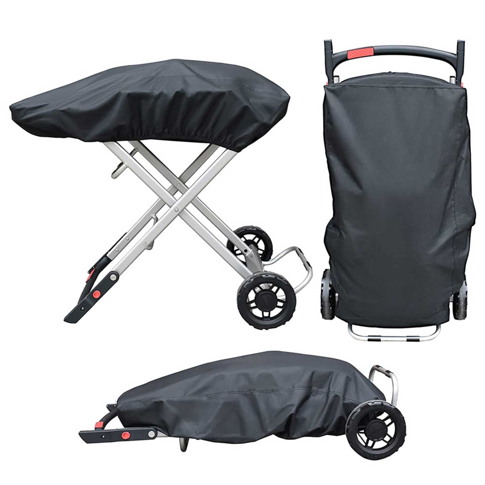 Portable Grill Cover, Heavy Duty Waterproof Gas Grill Cover with ...
