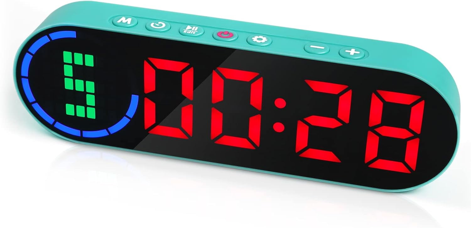 Portable Gym Timer for Home Gym Interval Timer for Workout with Time ...