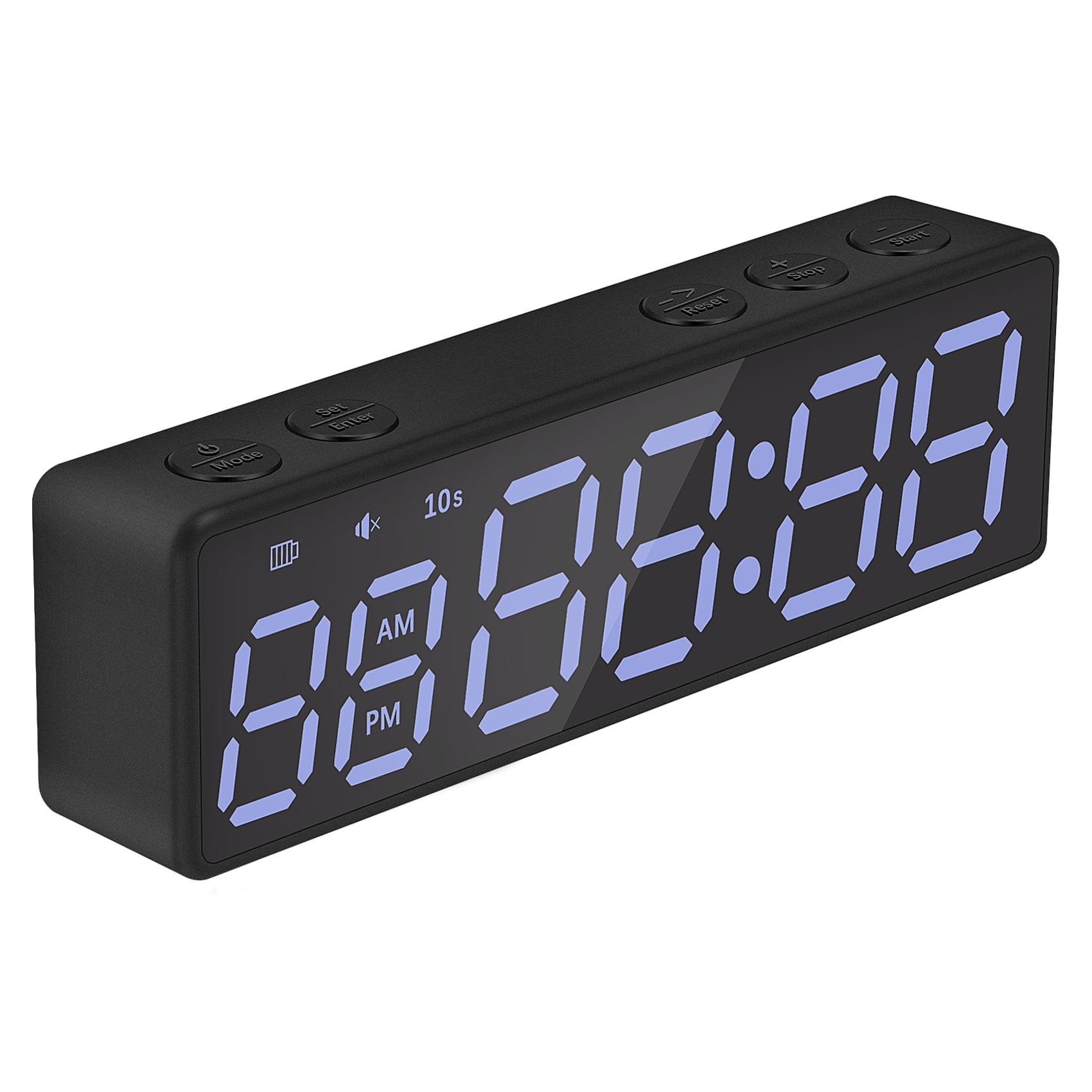 Portable Gym Timer Interval Timer Workout Fitness Clock Countdown/UP ...