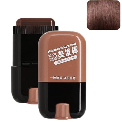 Portable Hair Color Touch-Up Stick with Comb - 2-in-1 Hair Dye for ...
