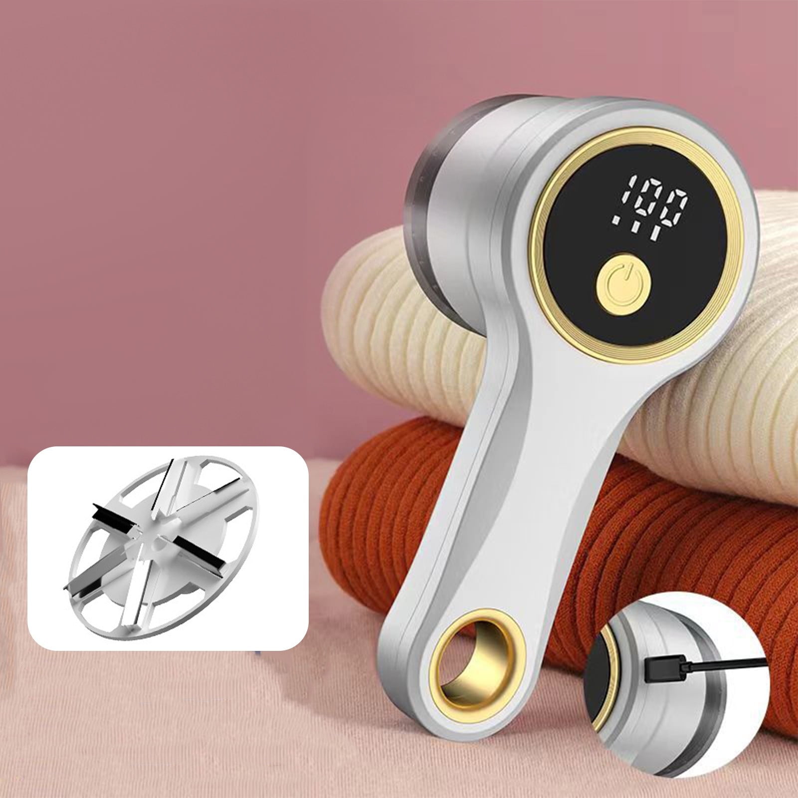 Portable Hair Cutter, Cordless Grooming Machine, 10-Speed Cutting ...