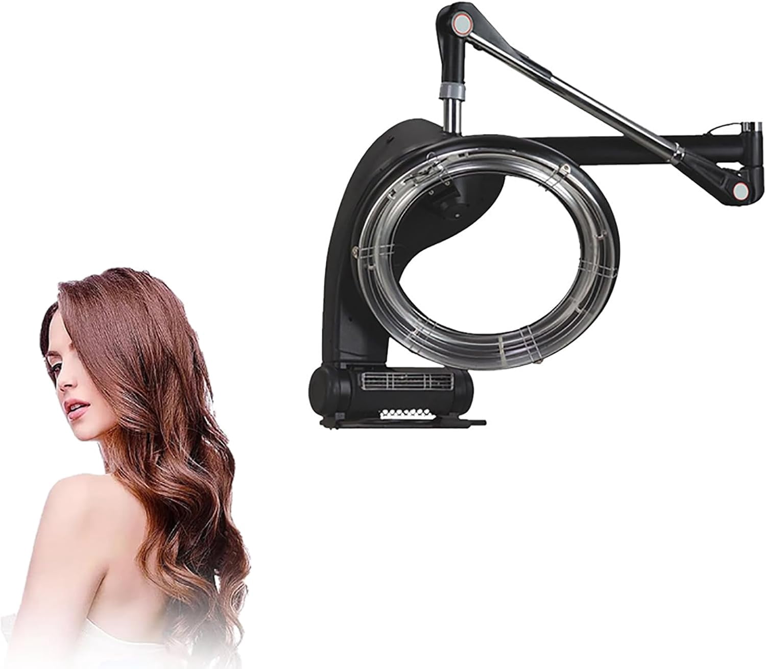 Portable Hair Processor, Wall Mounted Hair Dryer with LED Control Panel ...