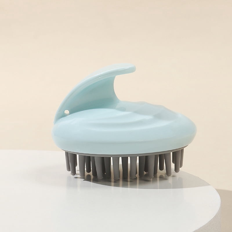 Portable Hair Scalp Massager Shampoo Brush Handheld Round Remove ...