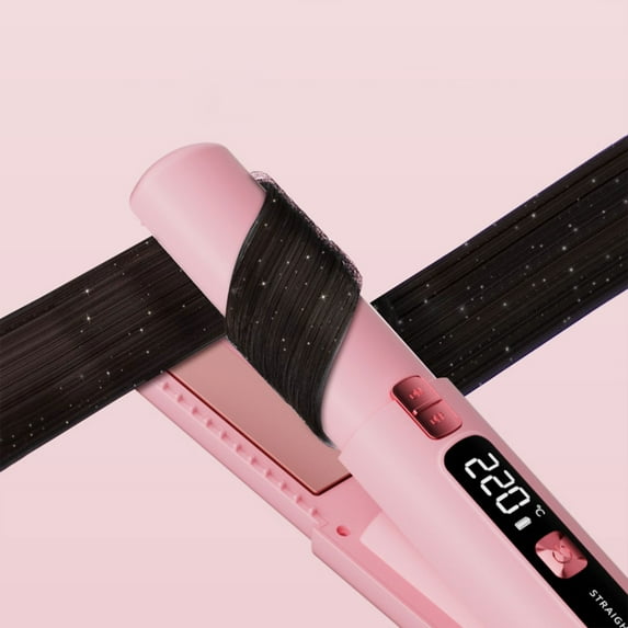 Portable Hair Straightener with Digital Temperature Control, Flat ...