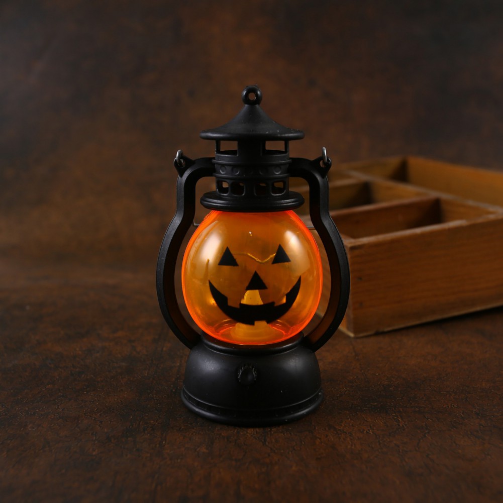Portable Halloween Pumpkin Lighted Lamp,Battery Operated Flameless ...